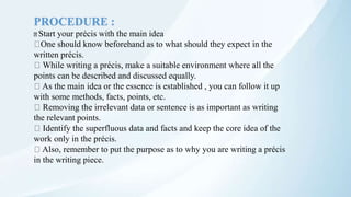 PRECIS AND SUMMARY WRITING.pptx