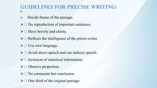 PRECIS AND SUMMARY WRITING.pptx