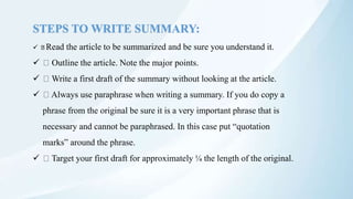 PRECIS AND SUMMARY WRITING.pptx