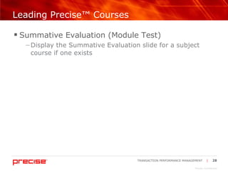 Precise Train the Trainer Course Materials | PPT