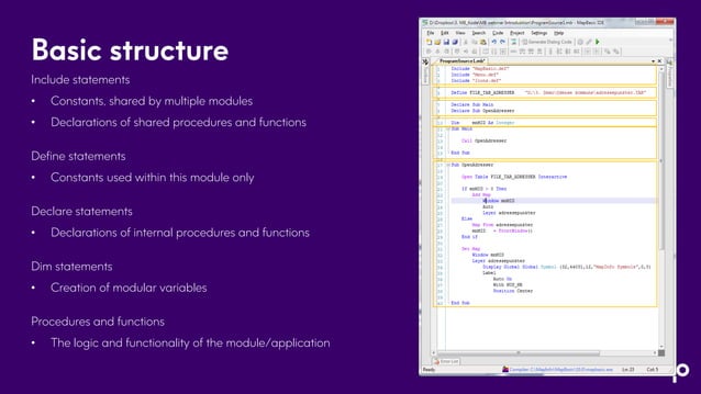 Introduction to MapBasic | PDF | Web Development | Internet