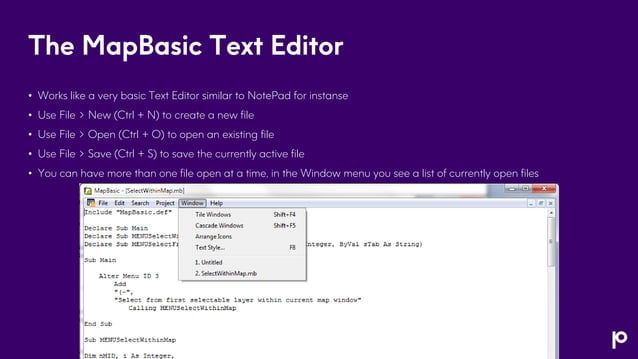 Introduction to MapBasic | PDF | Web Development | Internet