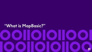 Introduction to MapBasic | PPT