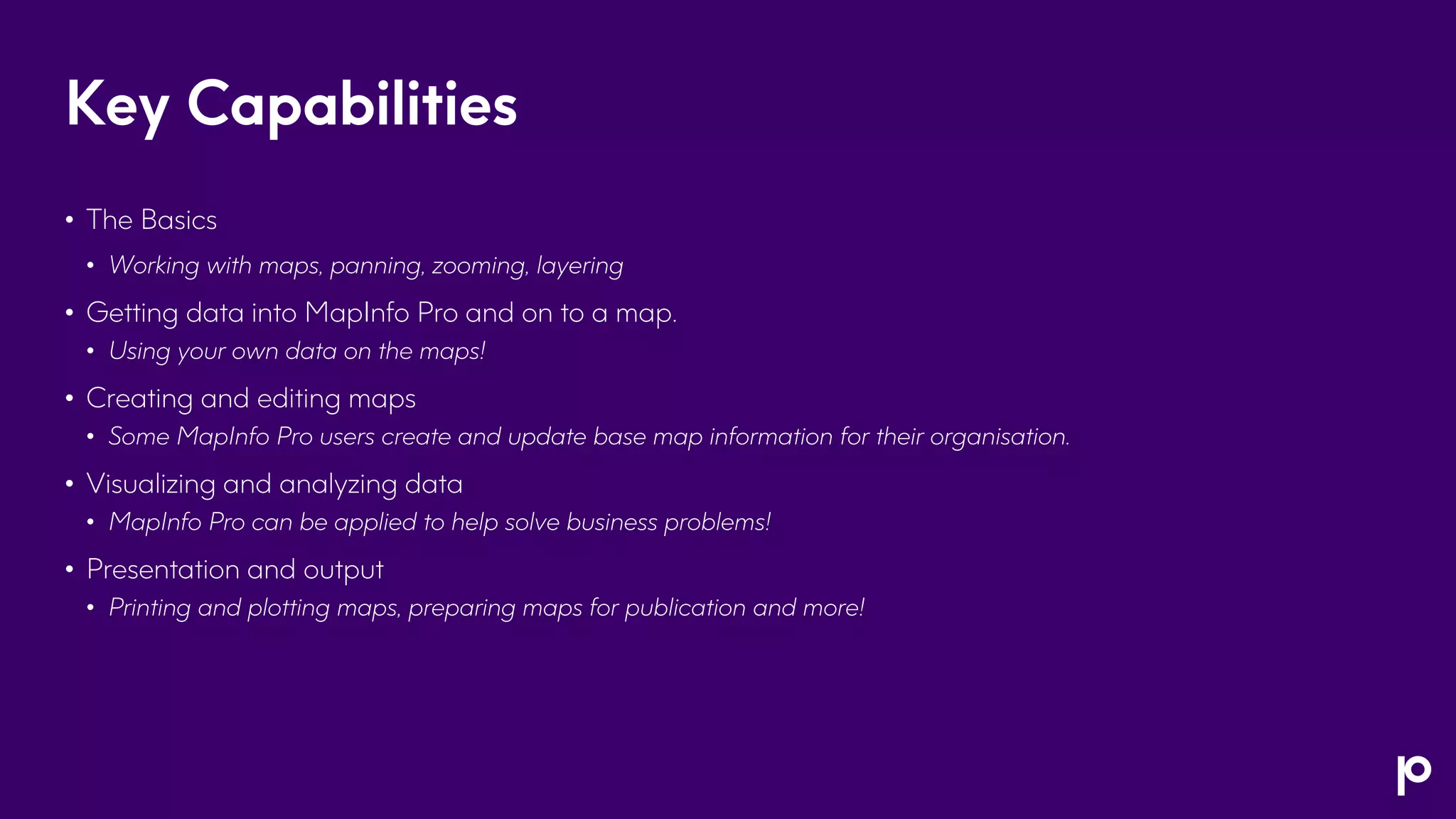 Precisely MapInfo Pro v2019 and Roadmap | PDF