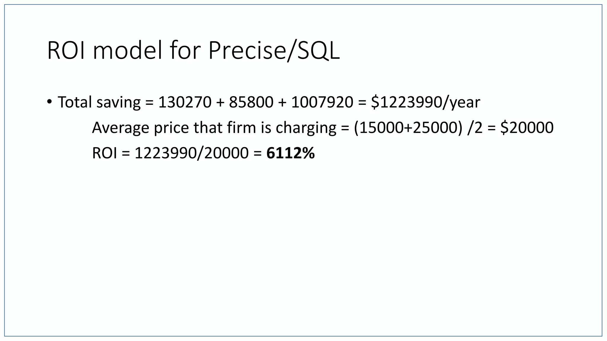 Precise software solutions case | PPTX