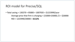 Precise software solutions case | PPTX