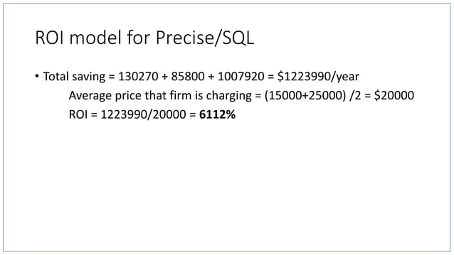 Precise software solutions case | PPTX