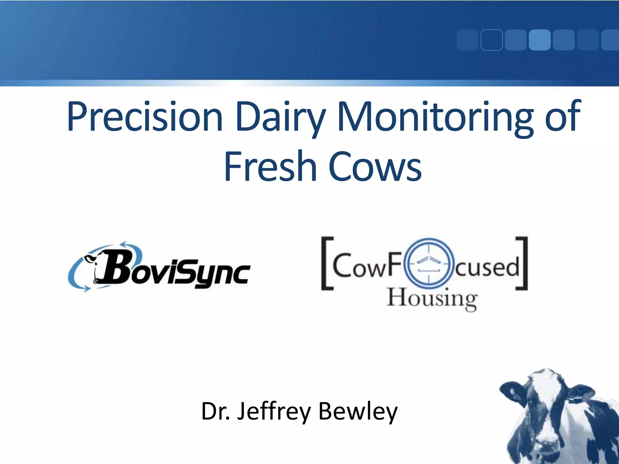 Precision Dairy Monitoring of Fresh Cows | PPTX | Endocrine and ...