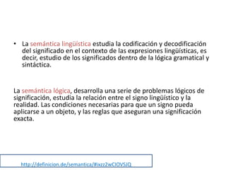 Precisión semántica | PPTX