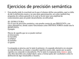 Precisión semántica | PPTX