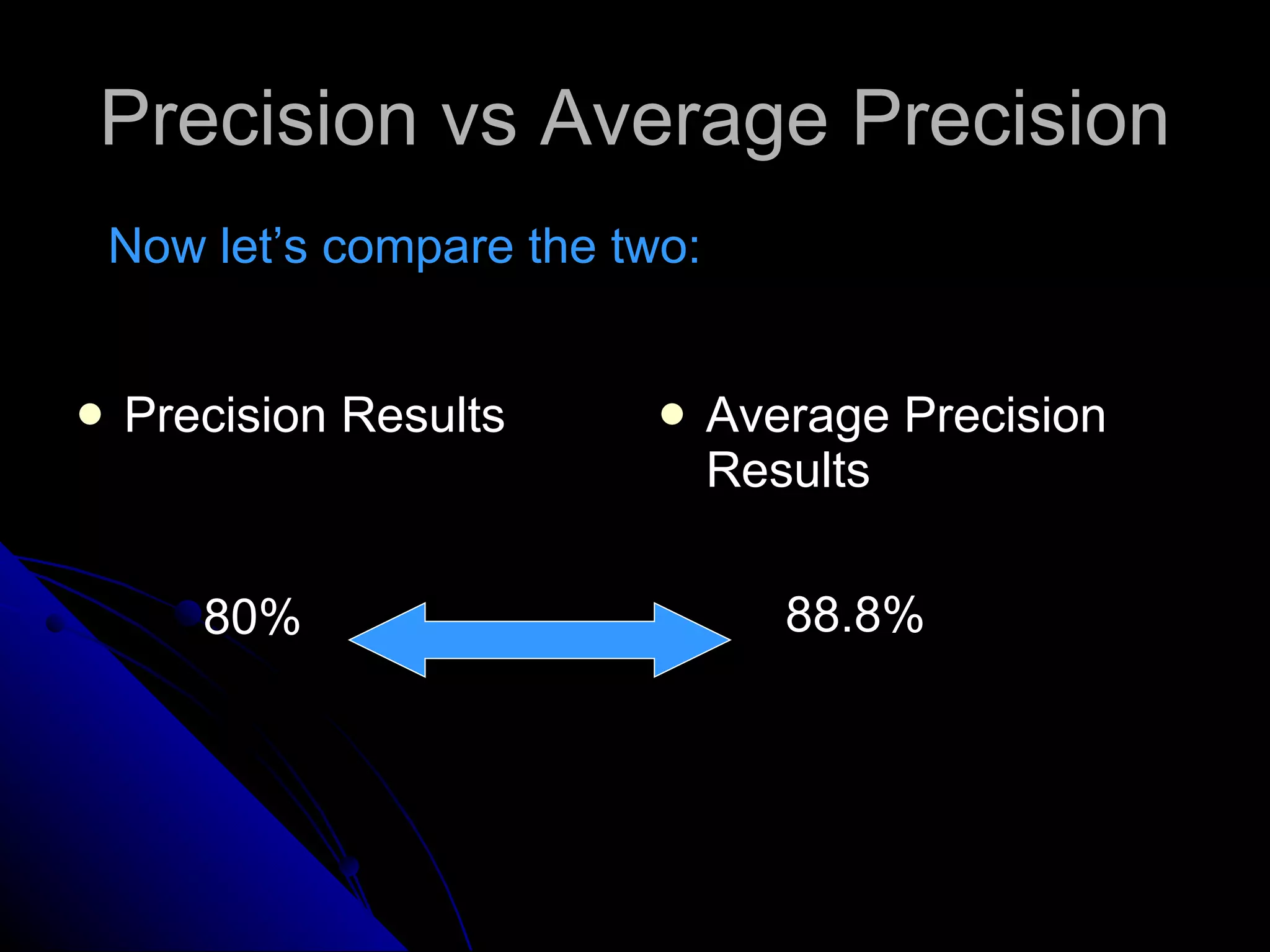 Calculating precision | PPT