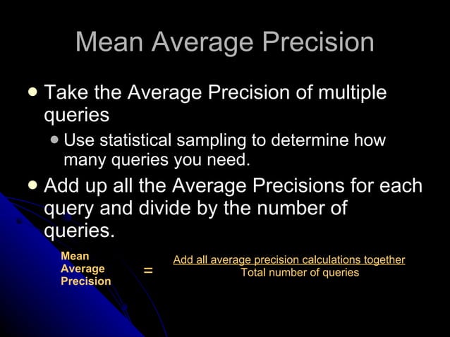 Calculating precision | PPT