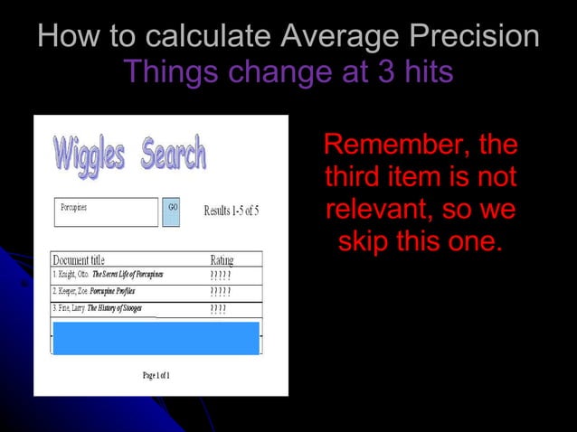 Calculating precision | PPT