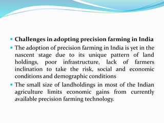 Precision agriculture in agriculture sector | PPTX