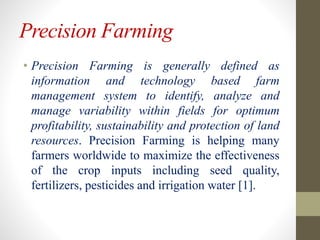 Precision agriculture (1) | PPTX