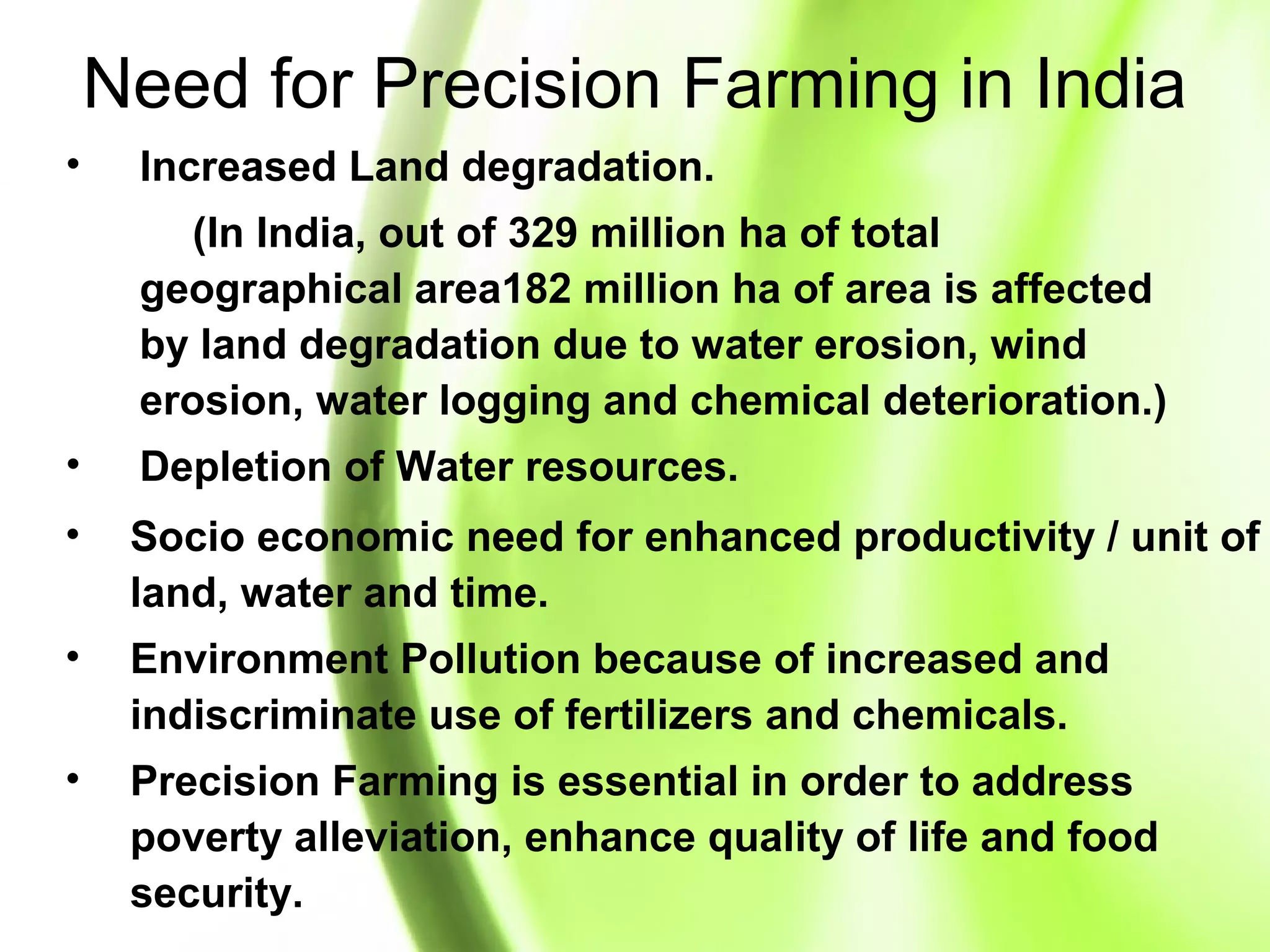 Precision agriculture in relation to nutrient management by Dr. Tarik Mitran | PPT