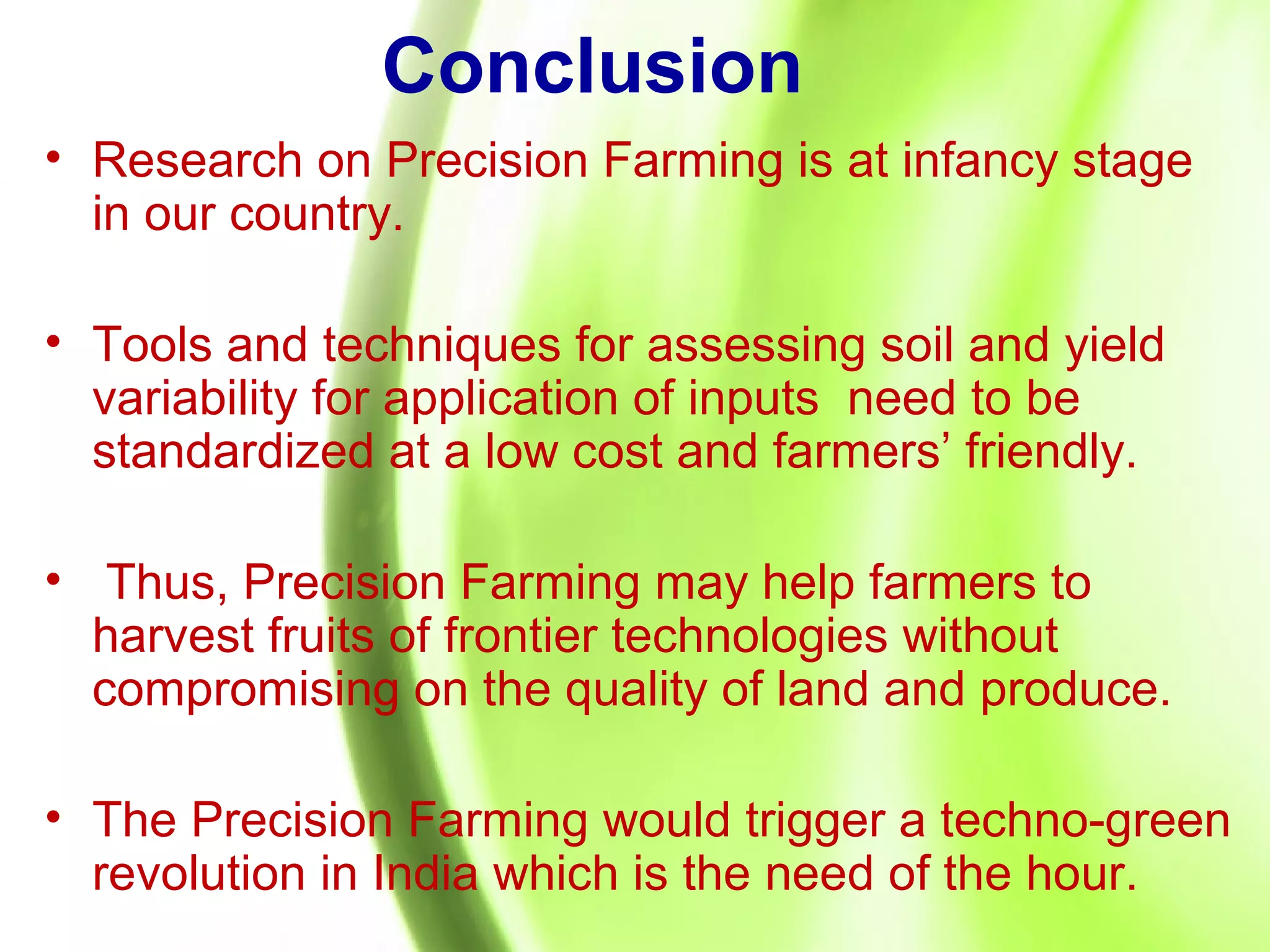 Precision agriculture in relation to nutrient management by Dr. Tarik Mitran | PPT