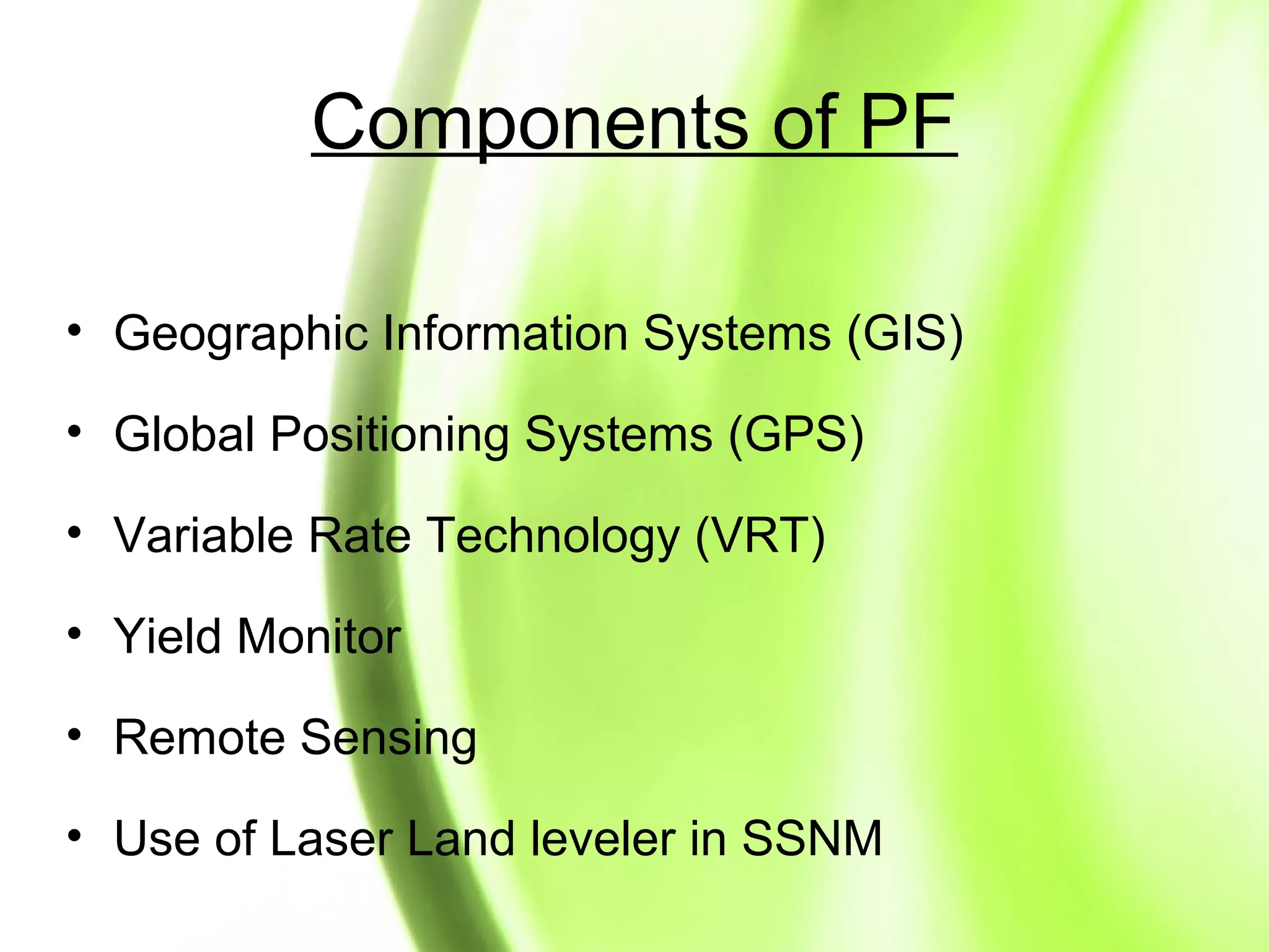 Precision agriculture in relation to nutrient management by Dr. Tarik ...