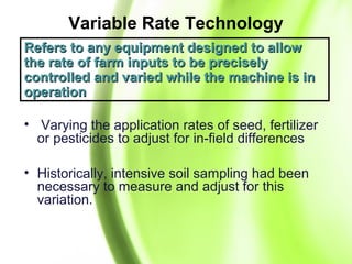 Precision agriculture in relation to nutrient management by Dr. Tarik ...