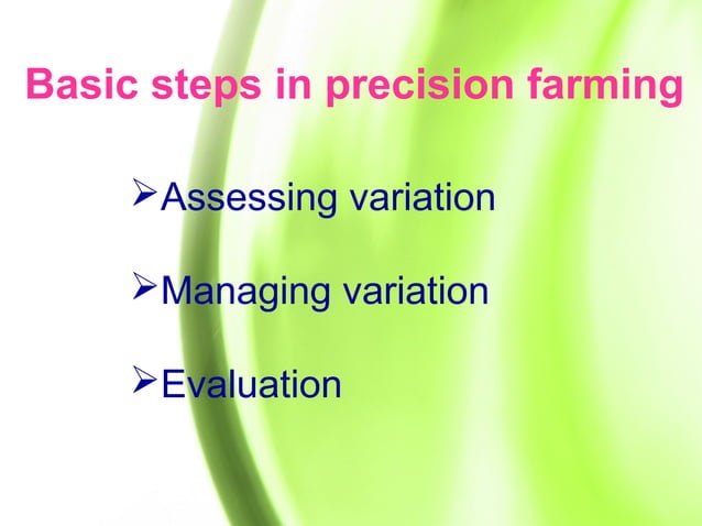 Precision agriculture in relation to nutrient management by Dr. Tarik ...