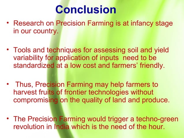 Precision agriculture in relation to nutrient management by Dr. Tarik ...