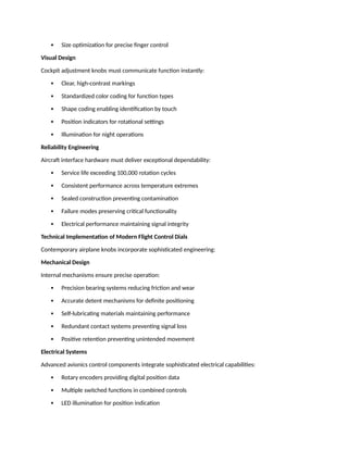 Precision Airplane Knobs Essential Control Components for Aviation ...