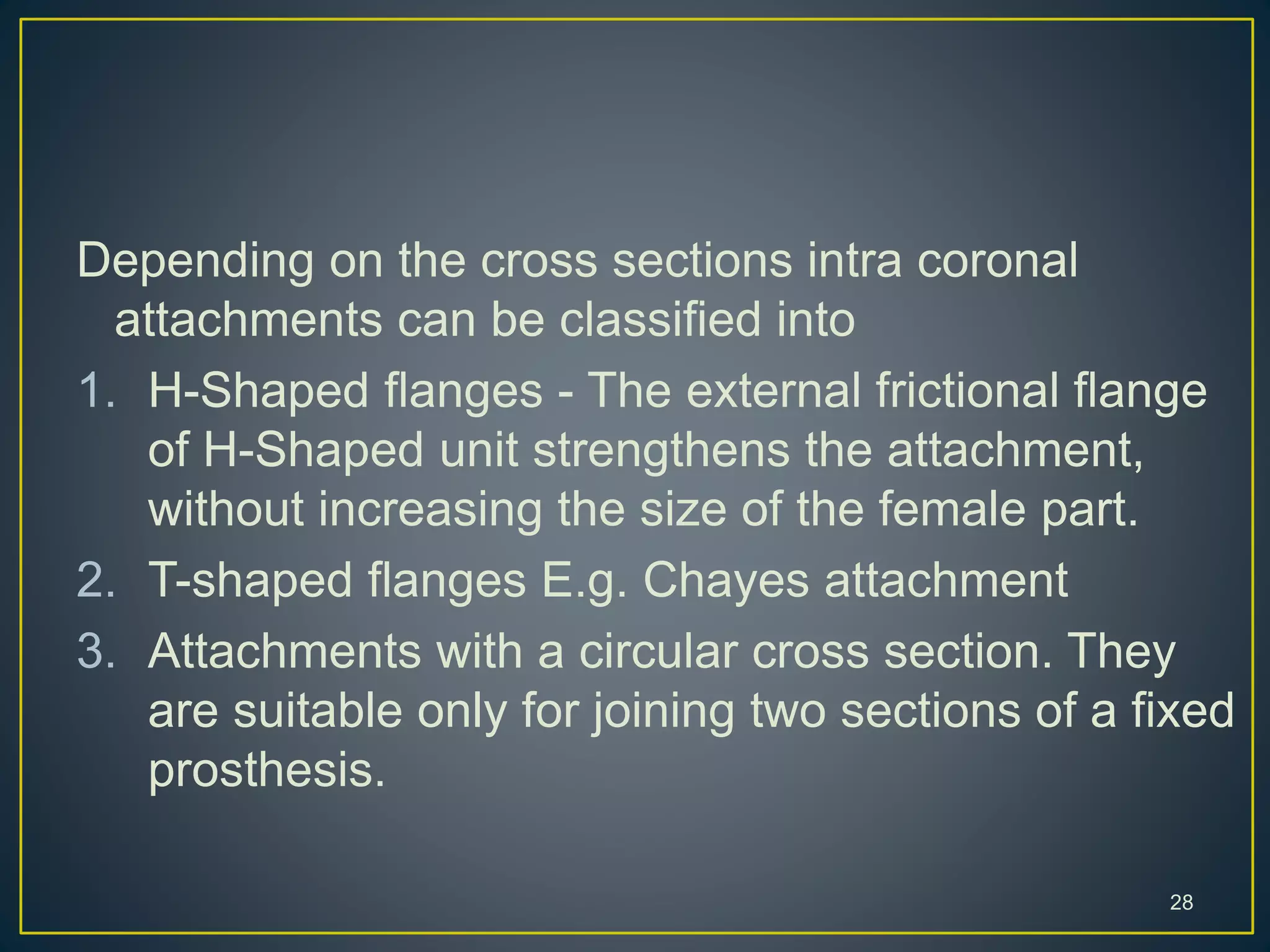 Precision attachment | PPT