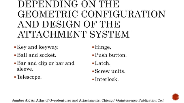 Precision attachment.pptx | Dental Health | Diseases and Conditions