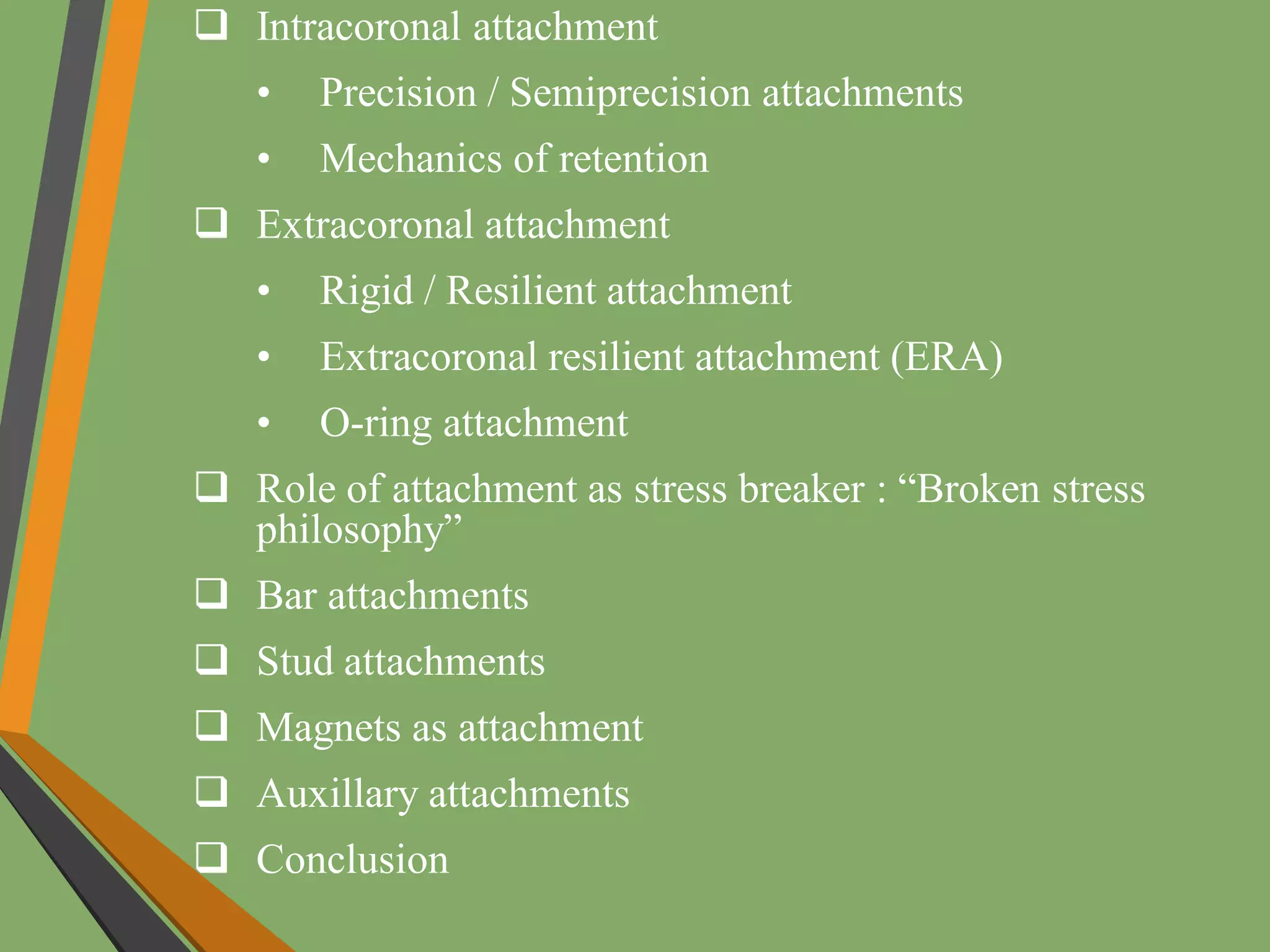 Precision attachments | PDF