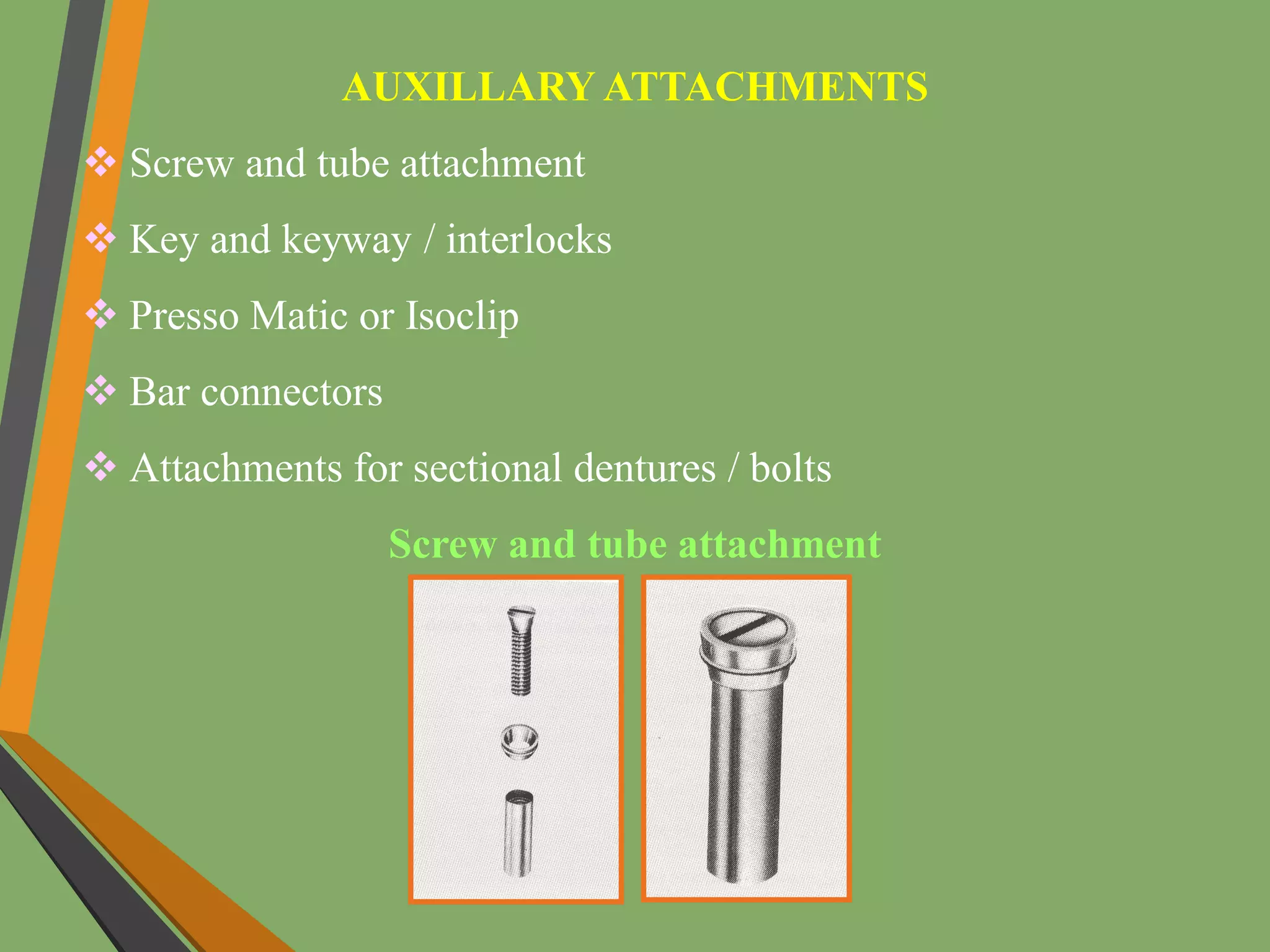 Precision attachments | PDF