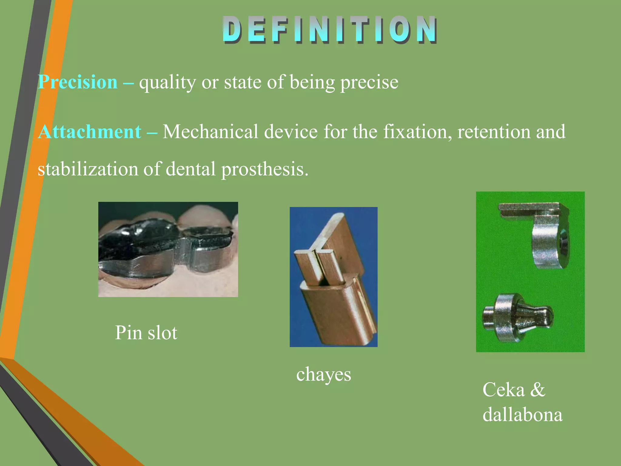 Precision attachments | PDF