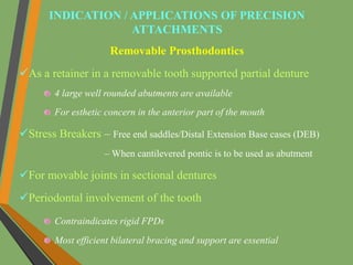 Precision attachments | PPT