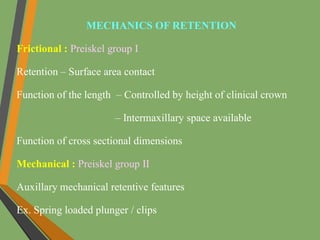 Precision attachments | PPT