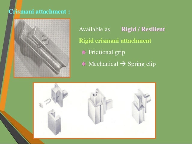 Precision attachments
