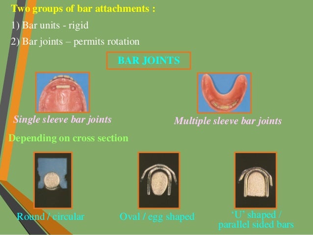 Precision attachments