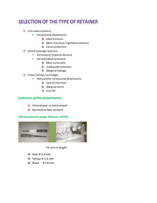 Precision attachments | DOCX