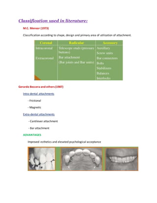 Precision attachments | DOCX