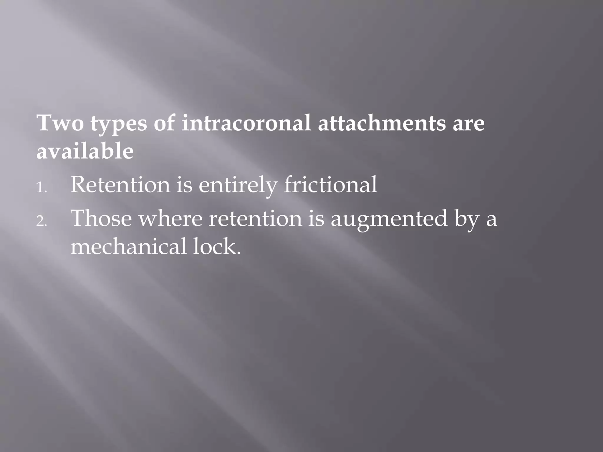 Precision attachments | PPTX