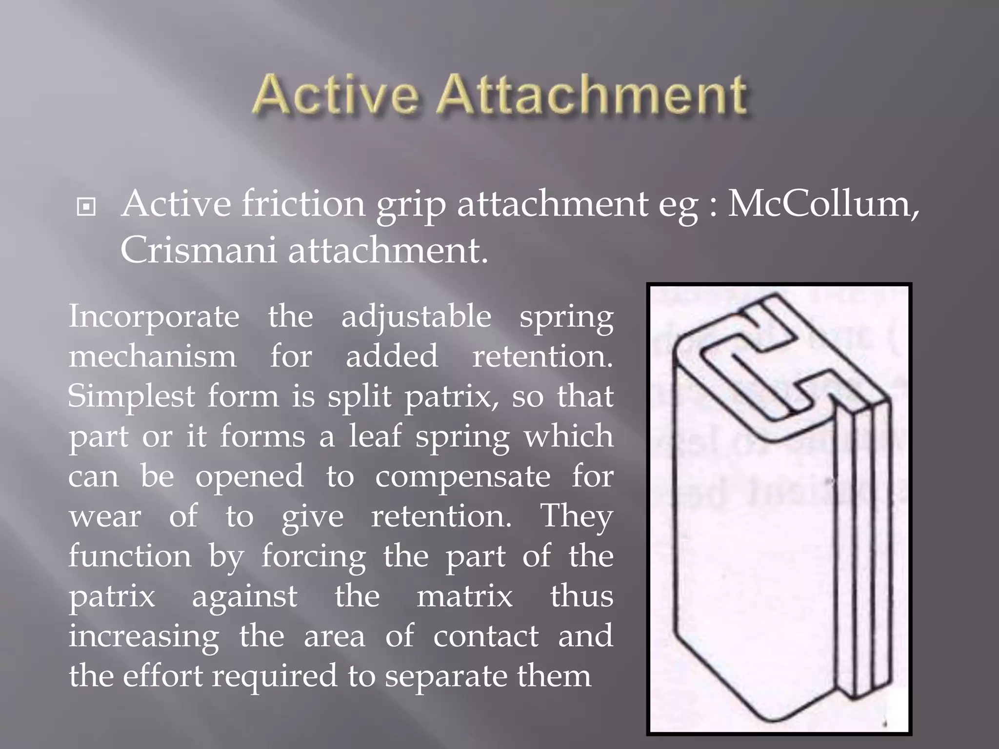 Precision attachments | PPTX