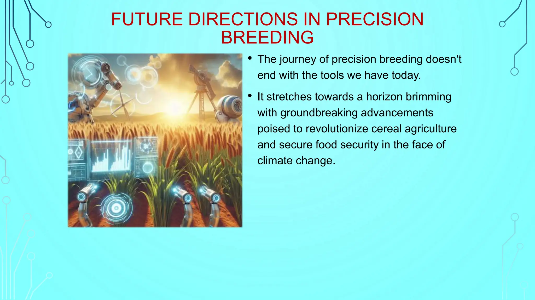Precision Breeding for Climate-Smart Crops - Integrating Genome Editing ...