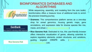 Precision Breeding for Climate-Smart Crops - Integrating Genome Editing ...
