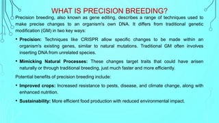 Precision Breeding for Climate-Smart Crops - Integrating Genome Editing ...