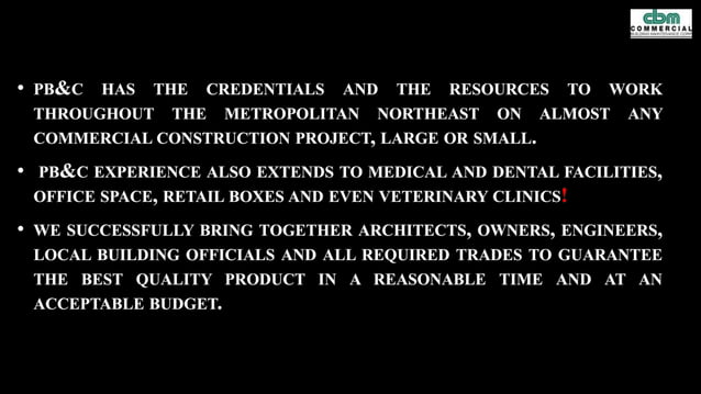 Precision Building & Consulting llp | PPTX