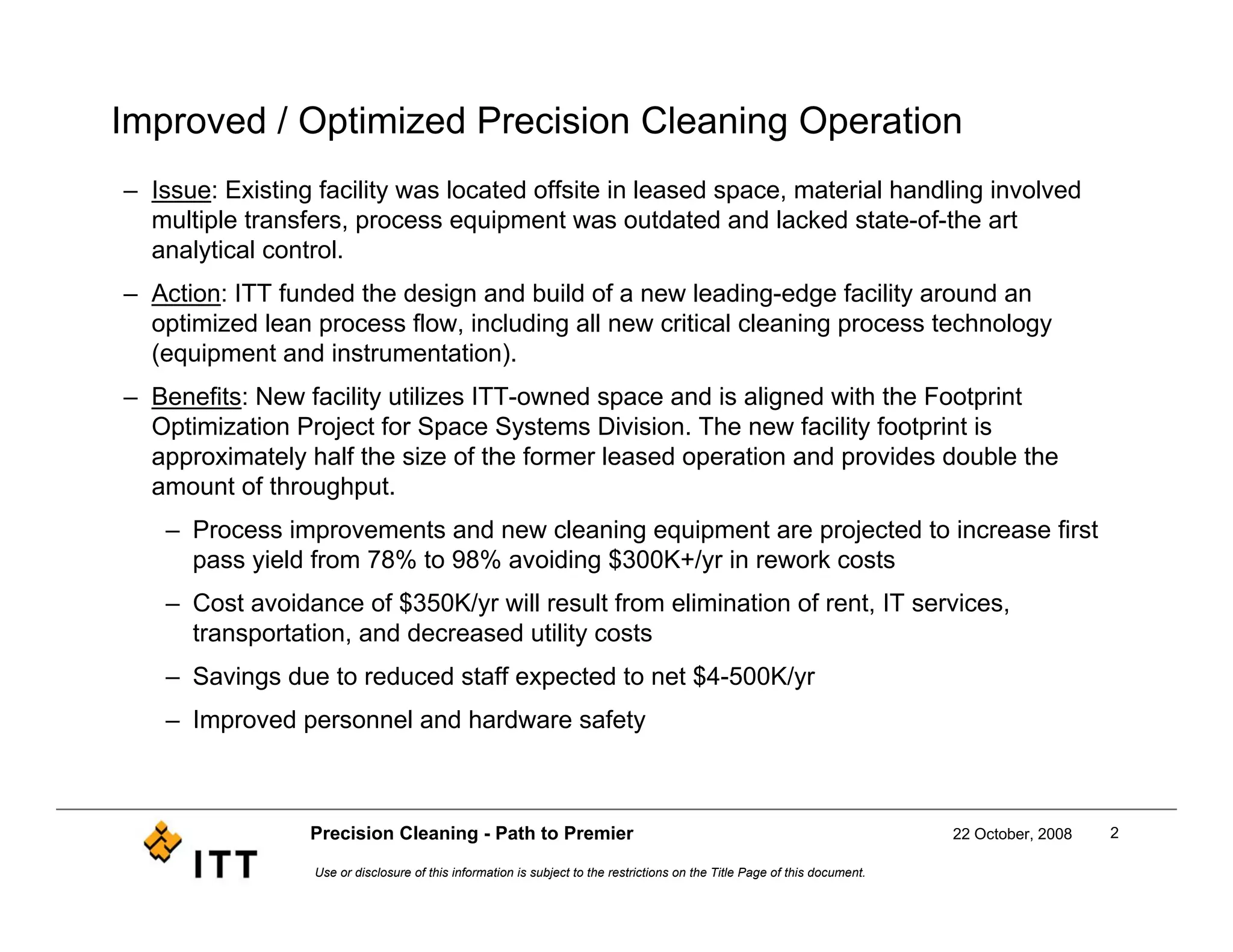 Precision Cleaning Path To Premier Presentation | PDF | Home Appliances ...