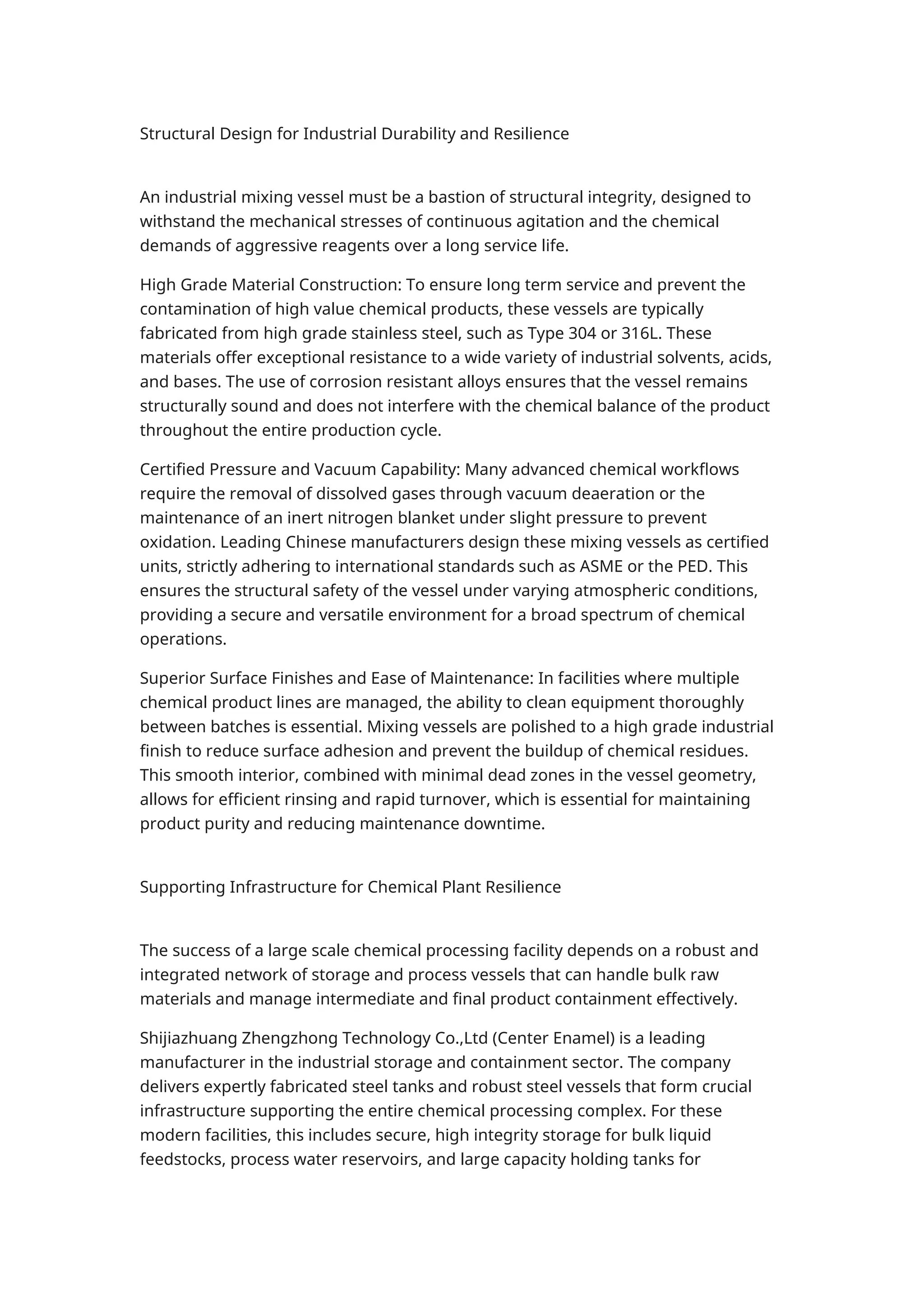 Precision Control China Mixing Vessels Providing High Efficiency ...