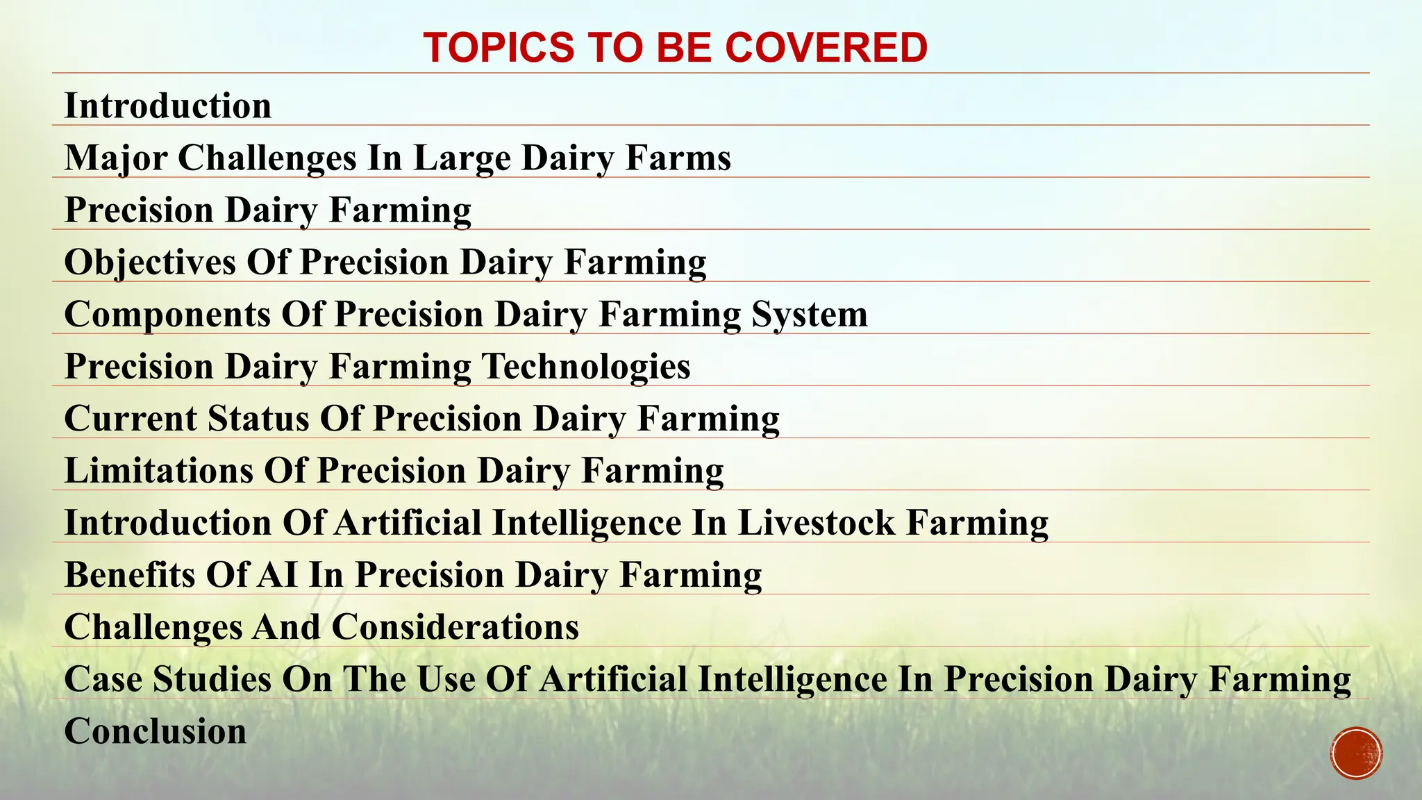 PRECISION DAIRY FARMING AND ROLE OF ARTIFICIAL INTELLEGENCE.pptx