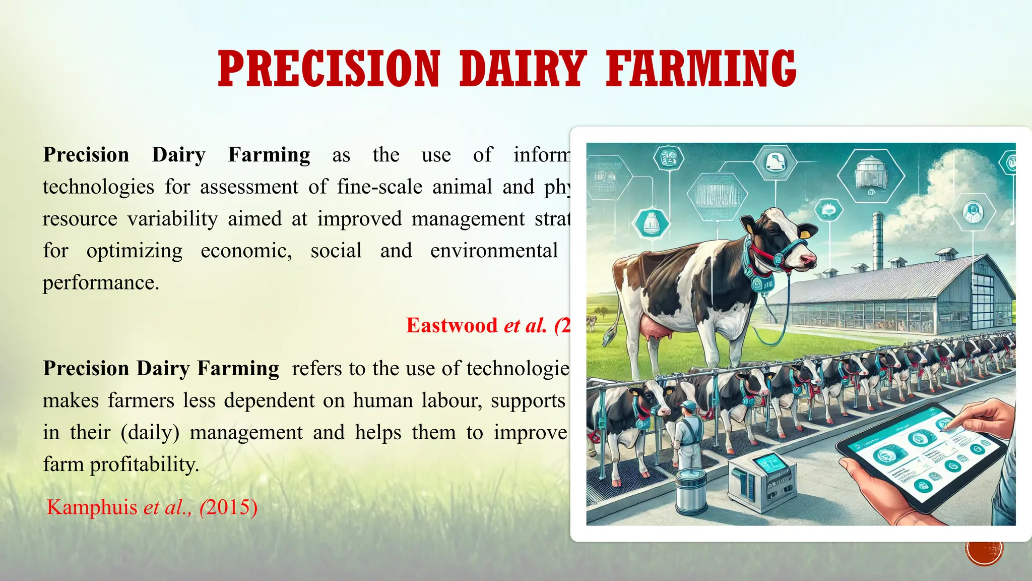 PRECISION DAIRY FARMING AND ROLE OF ARTIFICIAL INTELLEGENCE.pptx