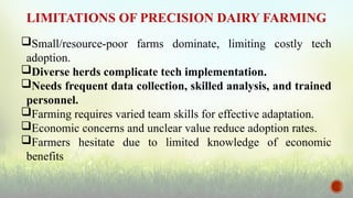 PRECISION DAIRY FARMING AND ROLE OF ARTIFICIAL INTELLEGENCE.pptx