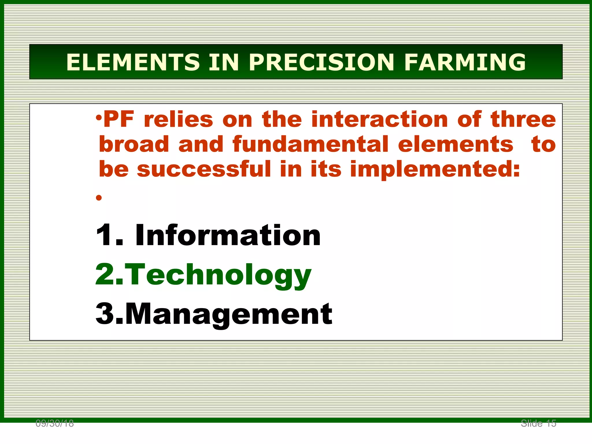 Precision farming 1 | PPT