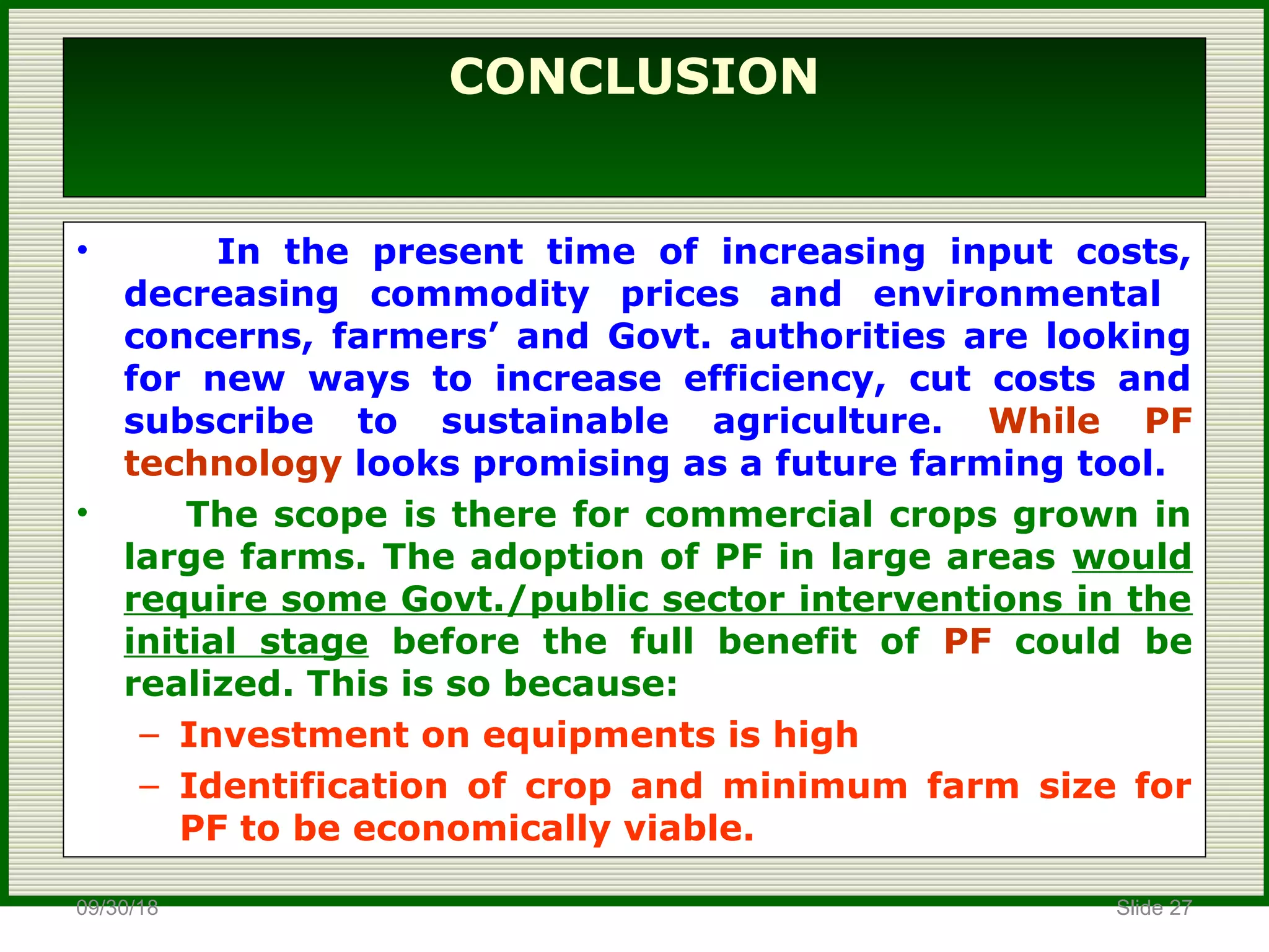 Precision farming 1 | PPT